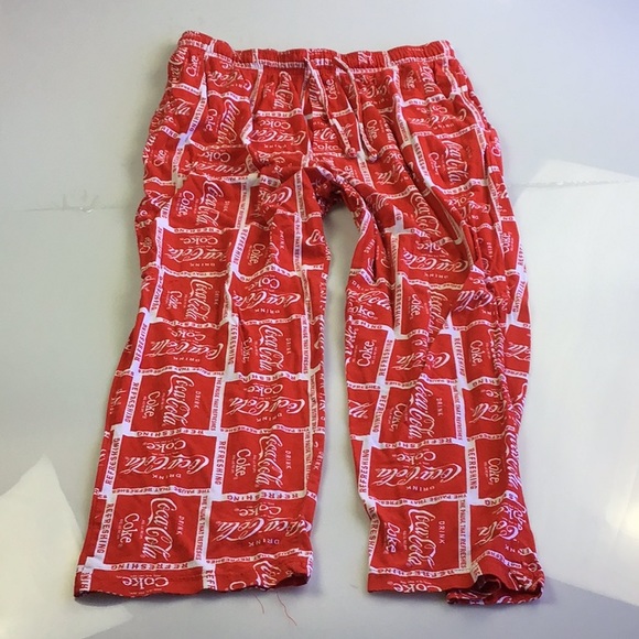 Coca Cola | Pants | Coca Cola Mens Pajama Pants Redwhite Size L | Poshmark